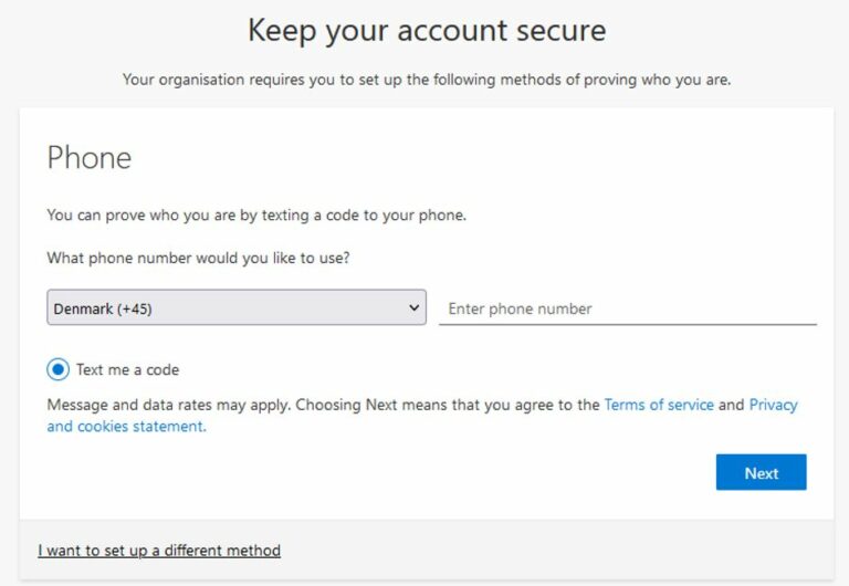 Setting up your multifactor authentication – mfa.ruc.dk Setting up your multifactor authentication – mfa.ruc.dk