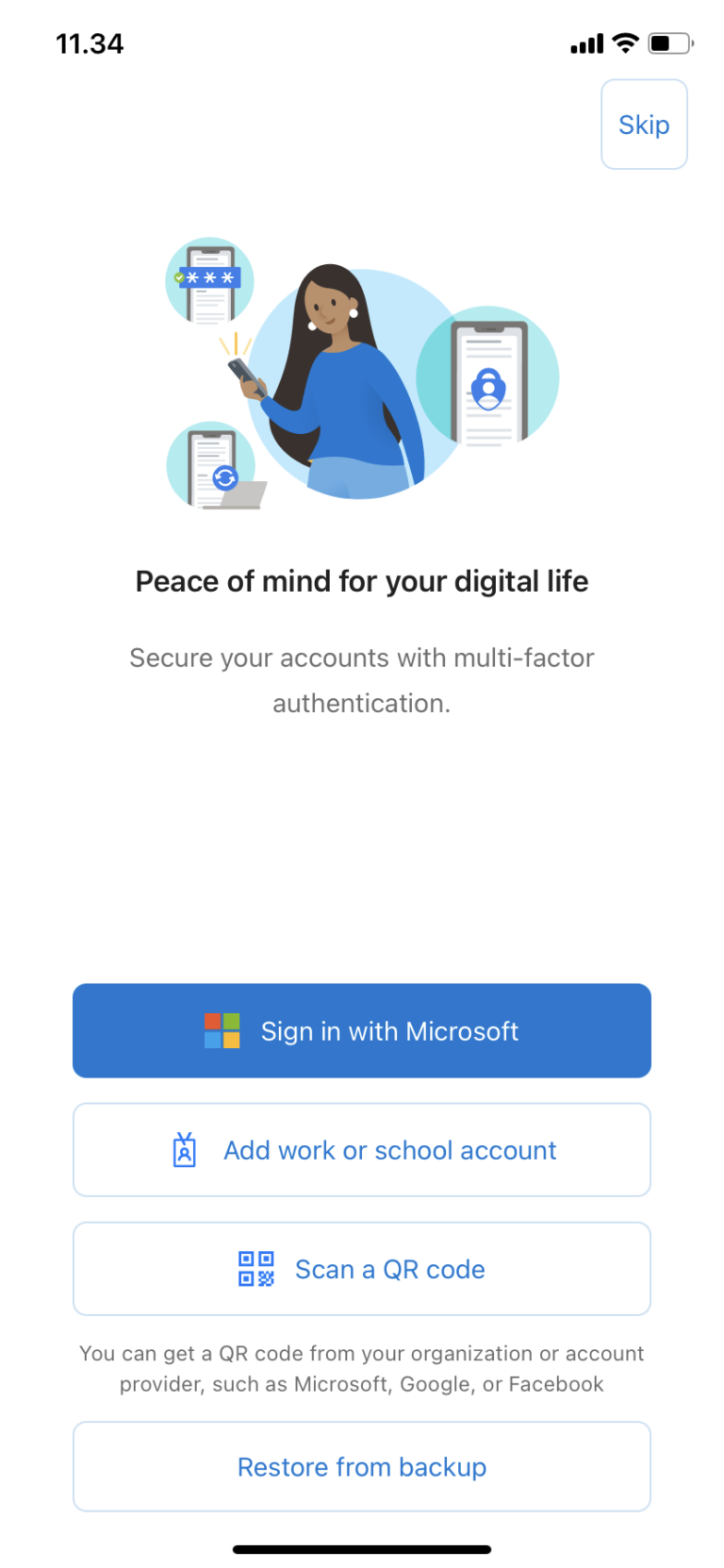Setting up your multifactor authentication – mfa.ruc.dk
